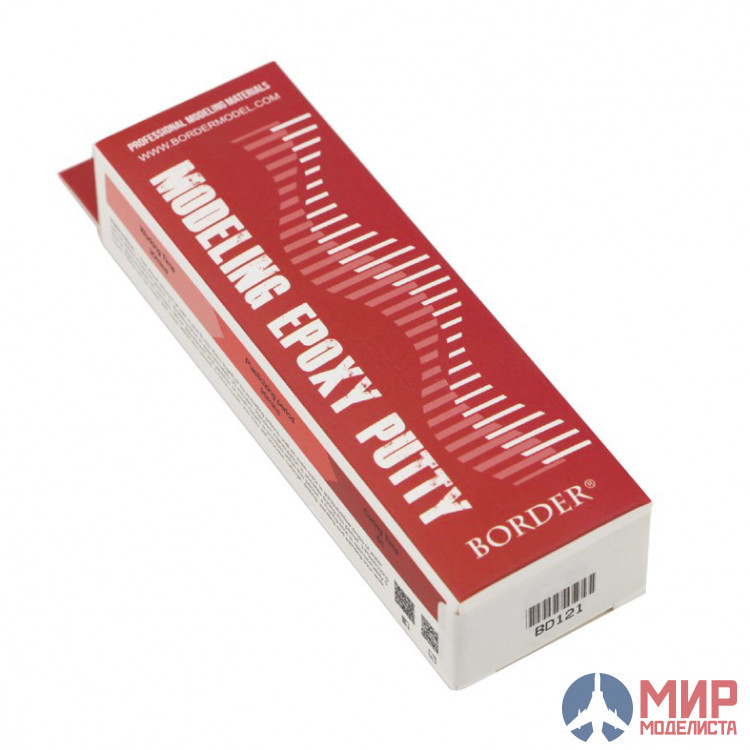 BD121 Border Моделирующая эпоксидная шпаклевка, красная (50 г + 50 г ...