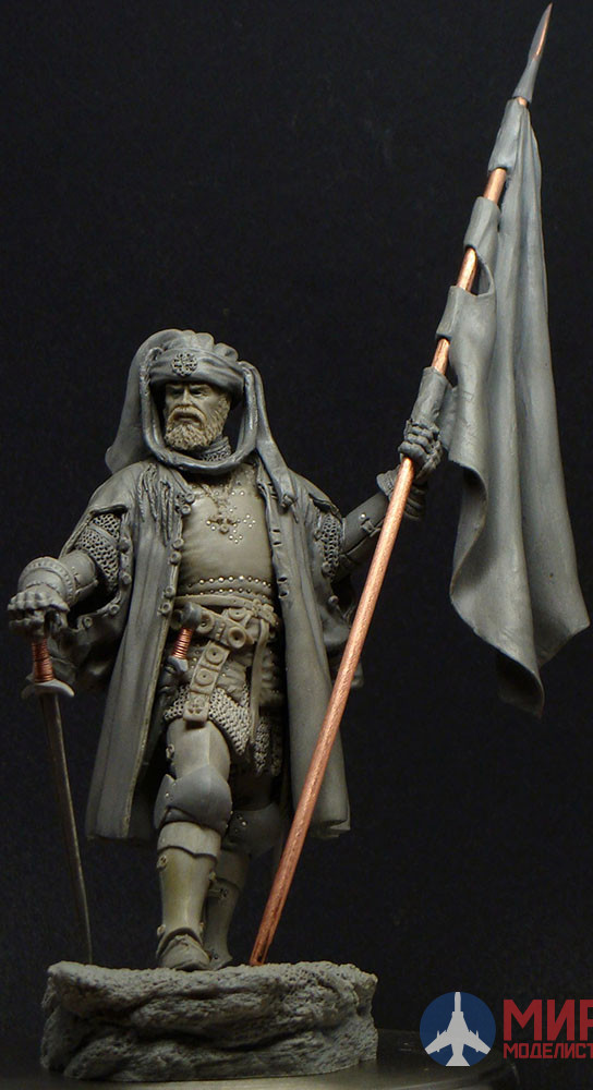 F-75-016 Altores Studio 1/24 75mm Фигура European knights. 14th century ...