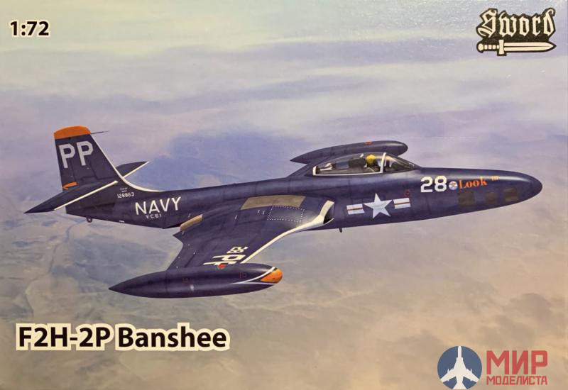 SW72078 Sword 1/72 F2H-2P Banshee - купить за 2 079 руб. в Москве | Интернет-магазин Мир Моделиста