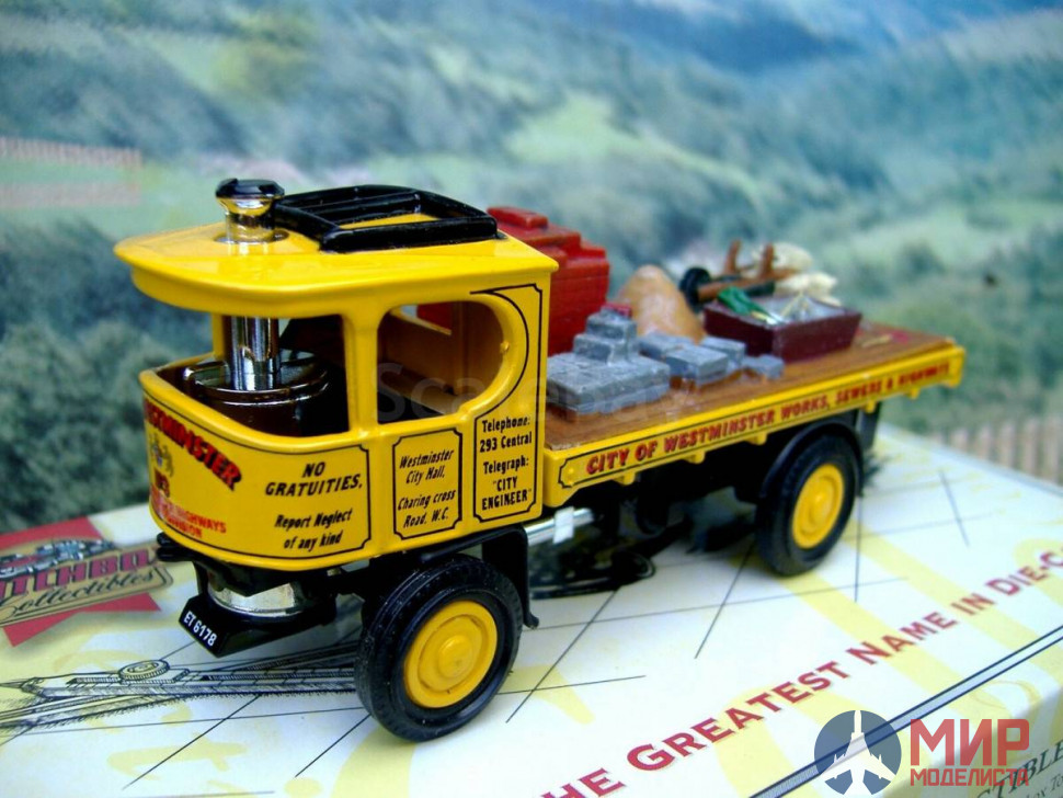 YAS 10-M Matchbox 1/72 готовая модель авто 1918 Atkinson Steam Repair ...