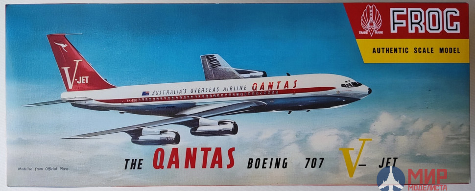 368 FROG 1/144 The Qantas Boeing 707 V-Jet 1/144 (реплика) - купить за ...