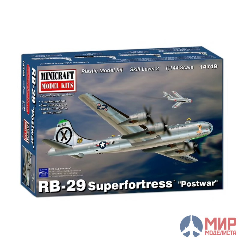 14749 MINICRAFT RB-29A Superfortress Post War 1/144 - купить за 3 000 ...