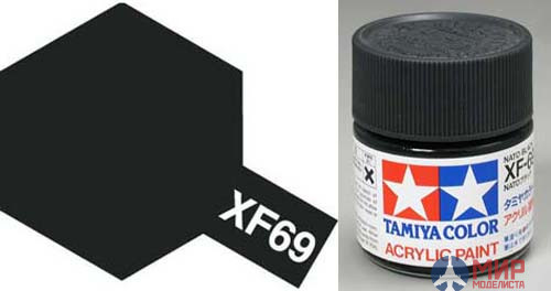 81369 Tamiya XF-69 NATO Black 23ml - купить за 600 руб. в Москве ...